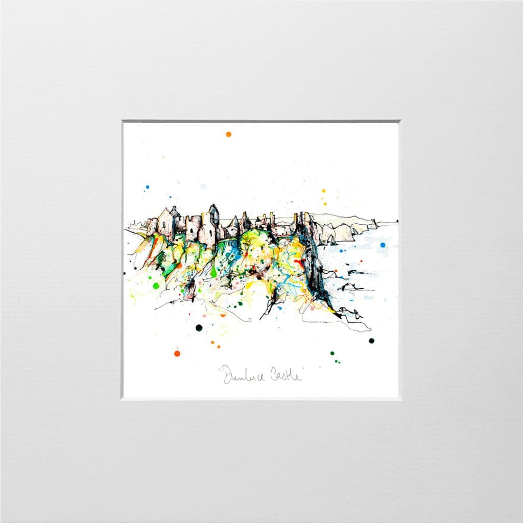Dunluce Castle - Northern Ireland Print with Size and Presentation ...