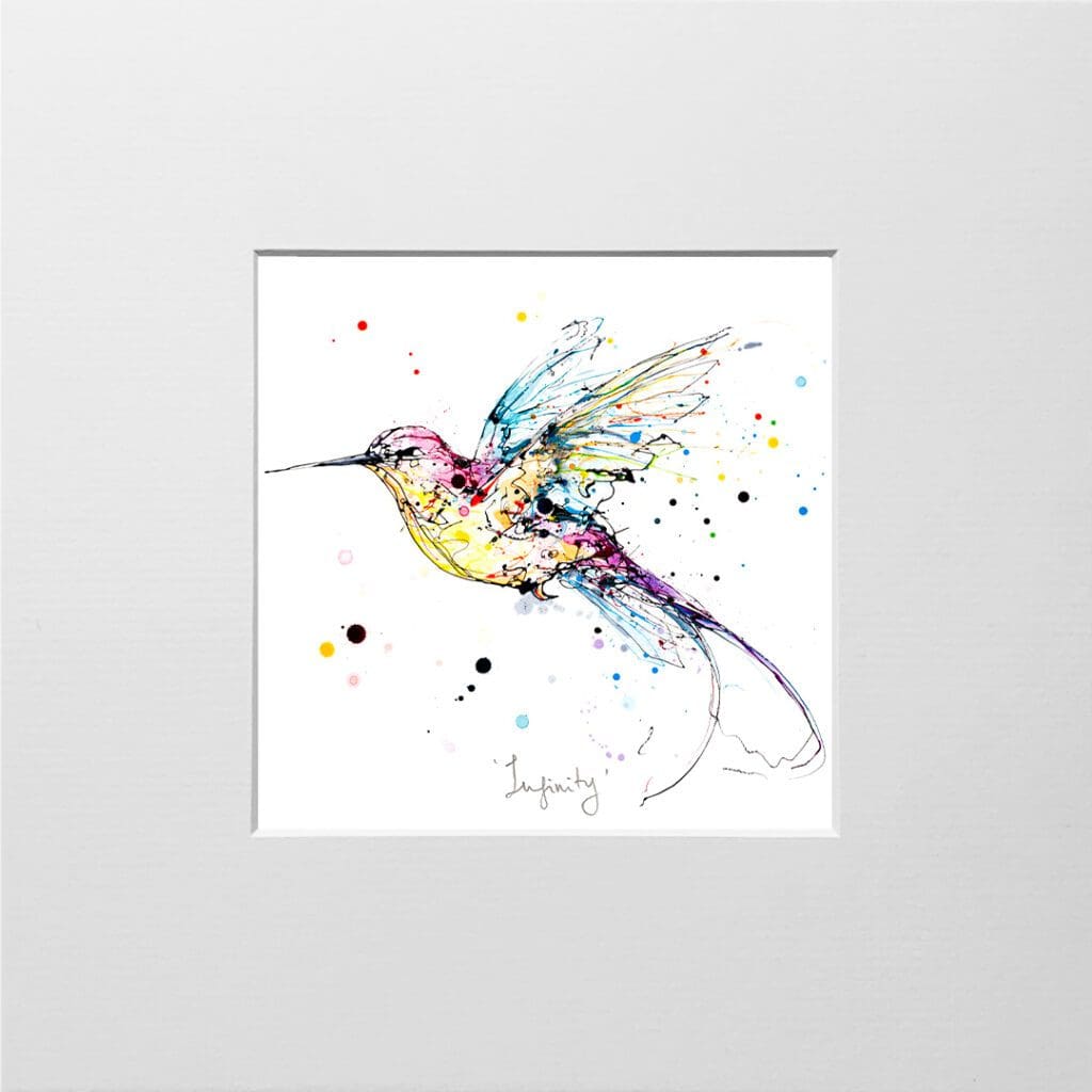 Infinity - Hummingbird Print with Size and Presentation Options by ...