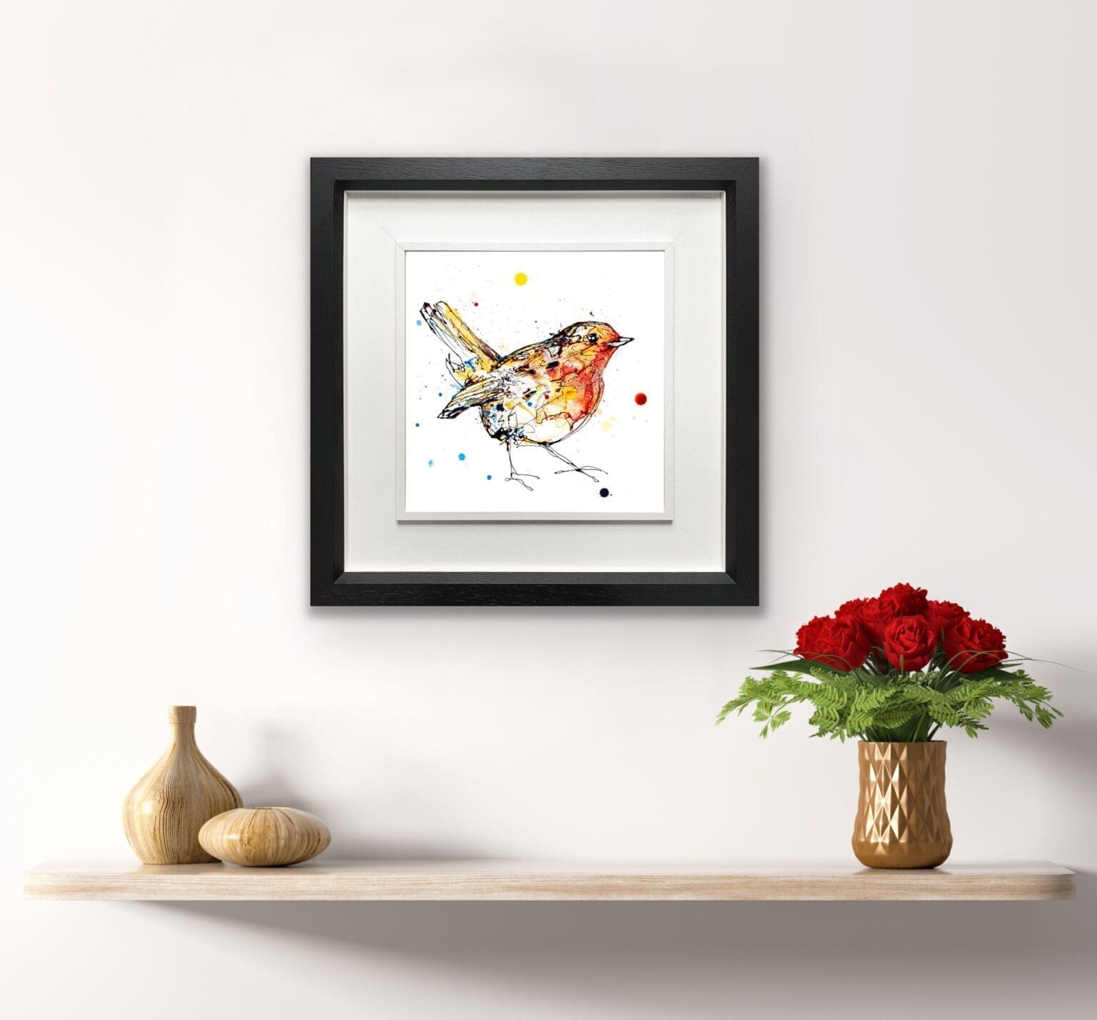Dawn - Robin Print with Size and Presentation Options by Kathryn Callaghan