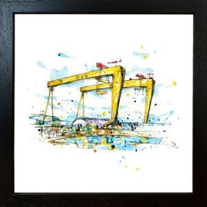 Belfast Docks - Northern Ireland Print with Size and Presentation ...