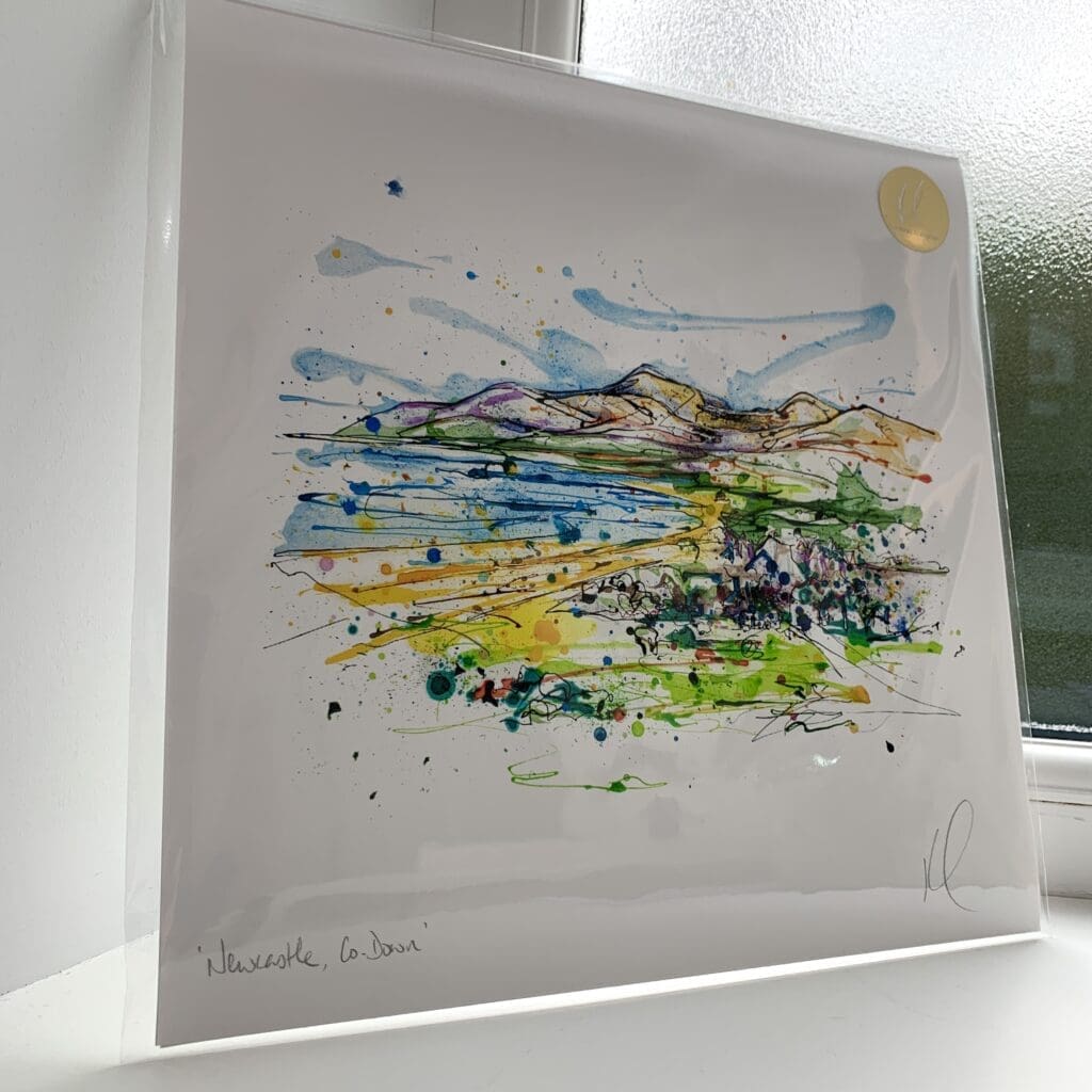Newcastle, Co. Down - Northern Ireland Print with Size and Presentation ...