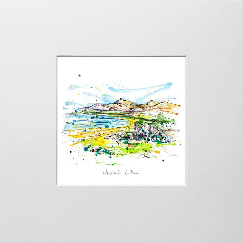 Newcastle, Co. Down - Northern Ireland Print with Size and Presentation ...
